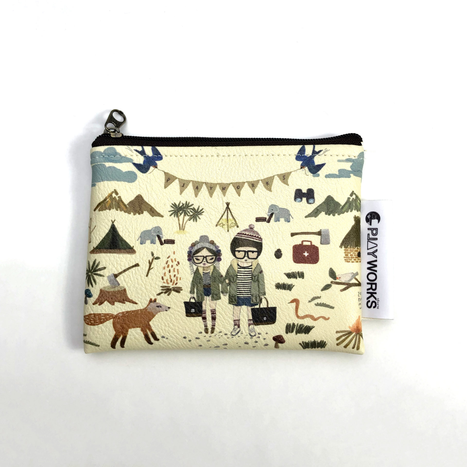 Leather coin purse - Camping - Playworks Shop (เล่นงาน) ของฝากแฮนด์เมด ...