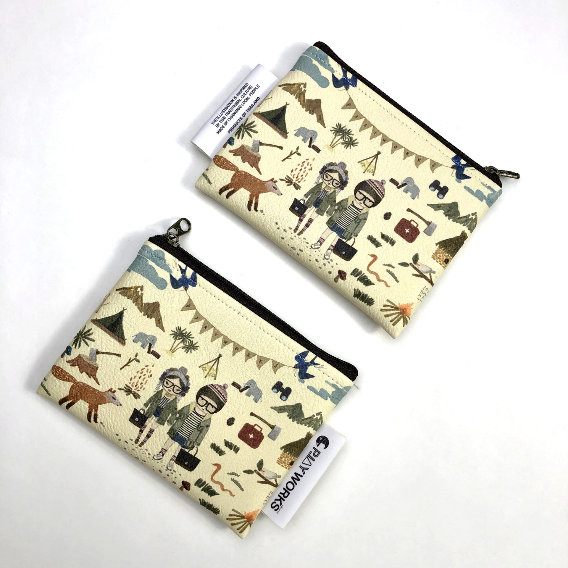 Leather coin purse - Camping - Playworks Shop (เล่นงาน) ของฝากแฮนด์เมด ...