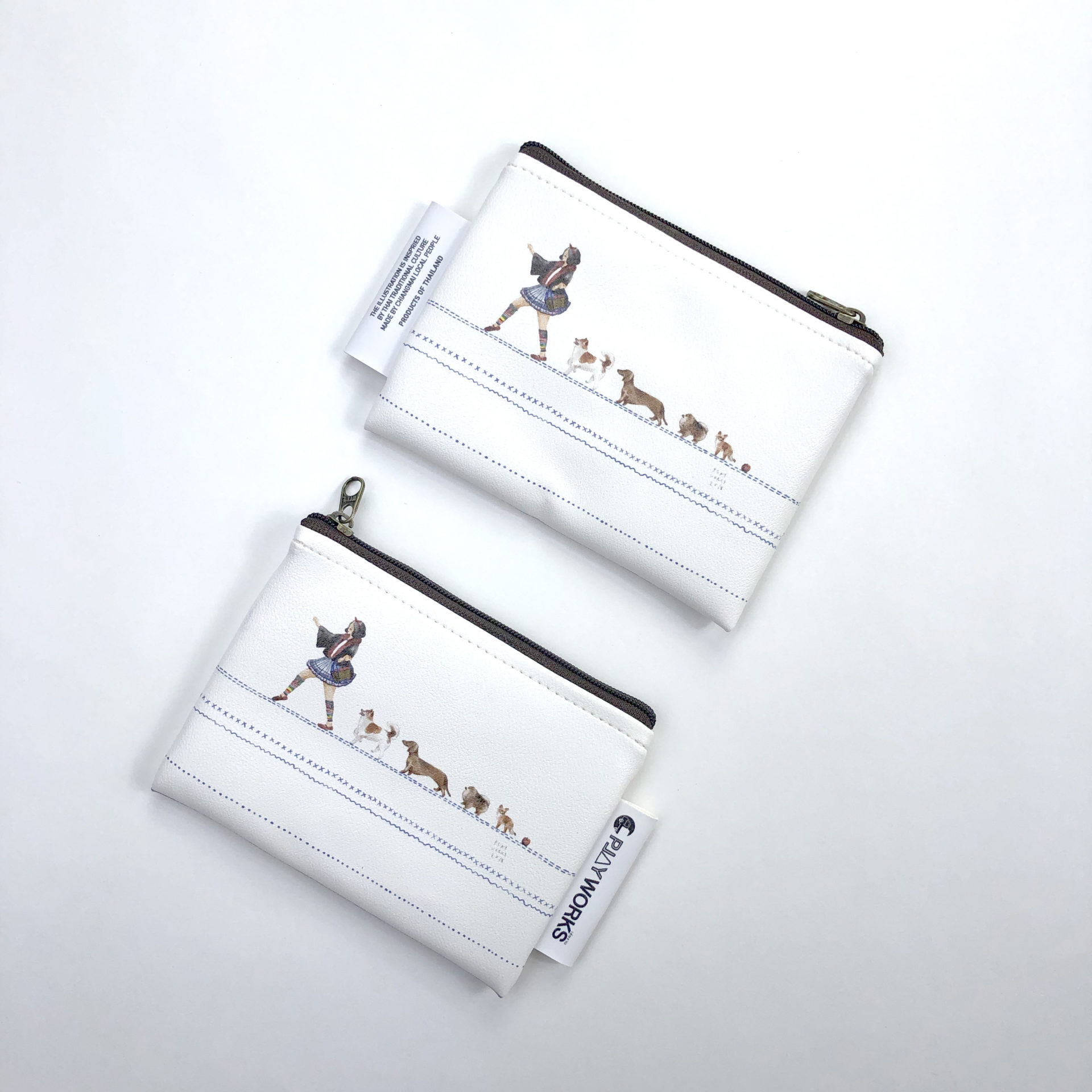 Leather coin purse - Snow white - Playworks Shop (เล่นงาน) ของฝากแฮนด์ ...