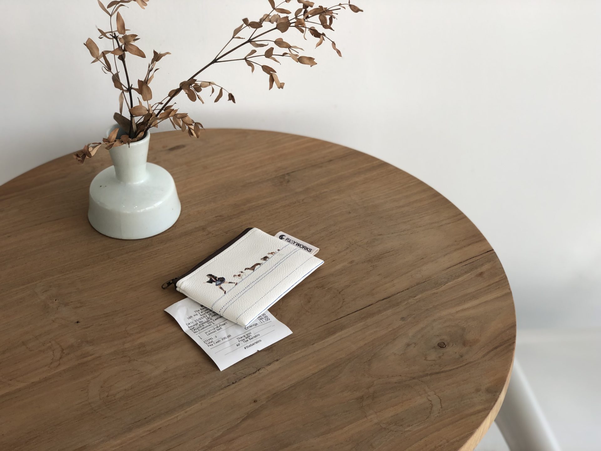 Leather coin purse - Snow white - Playworks Shop (เล่นงาน) ของฝากแฮนด์ ...