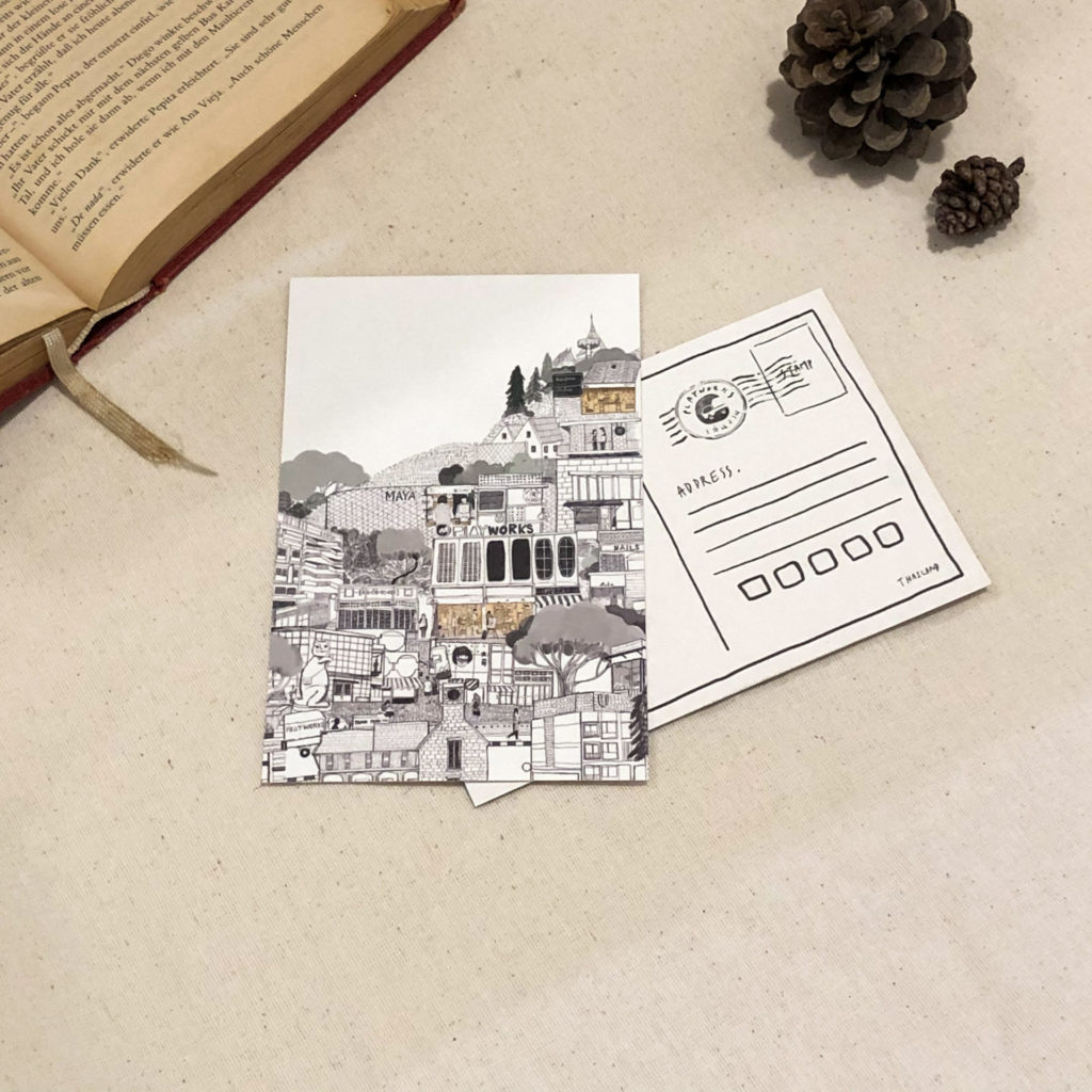 Postcard - Think park nimman - Playworks Shop (เล่นงาน) ของฝากแฮนด์เมด ...