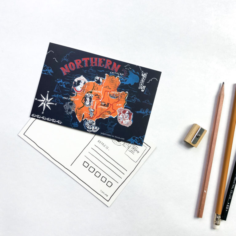 Postcard - Northern in Thailand - Playworks Shop (เล่นงาน) ของฝากแฮนด์ ...